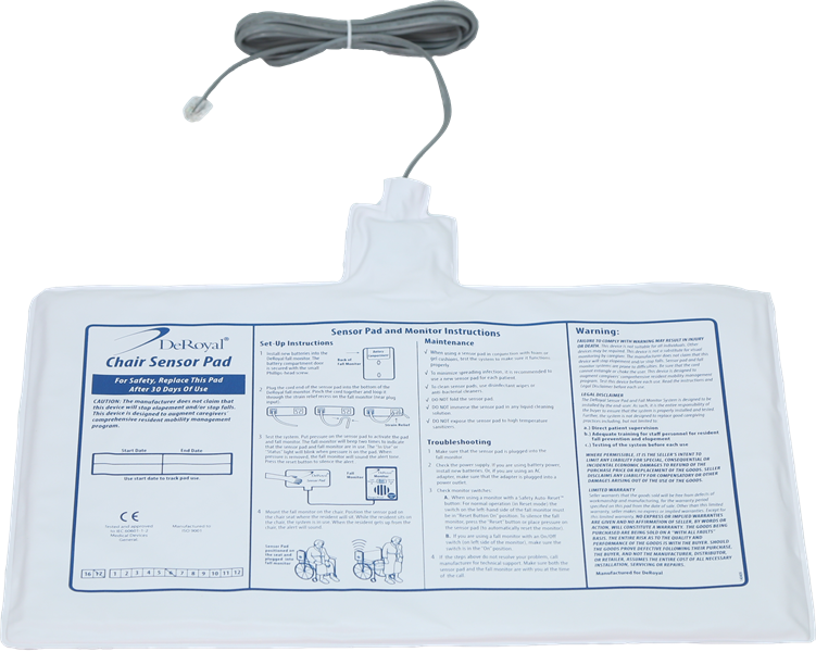 DeRoyal Bed And Chair Sensor Pads | Cleaned With Damp Cloth | Devine Express