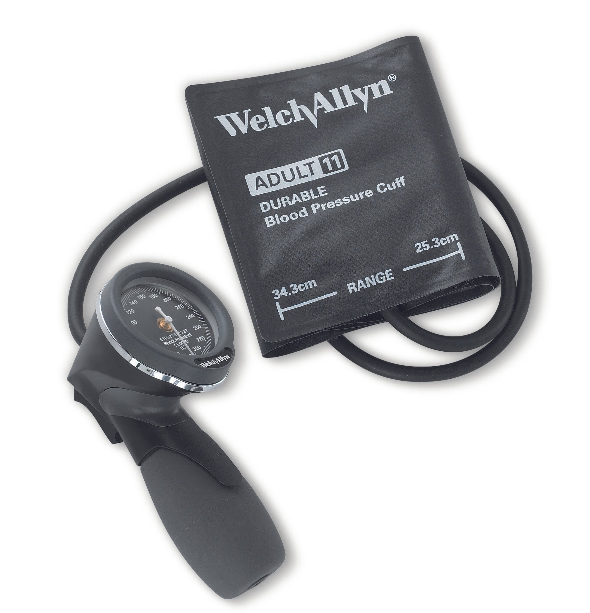 Welch Allyn Tycos Aneroid Sphygmomanometer Palm Style Hand Held 1-Tube ...