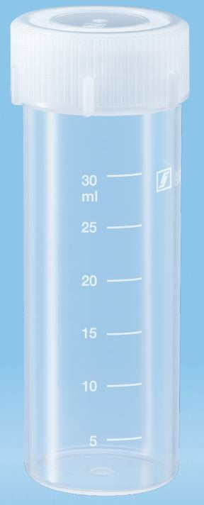 Sarstedt - Centrifuge Tube Flat Bottom Plain 30 X 84 mm 30 mL Without ...