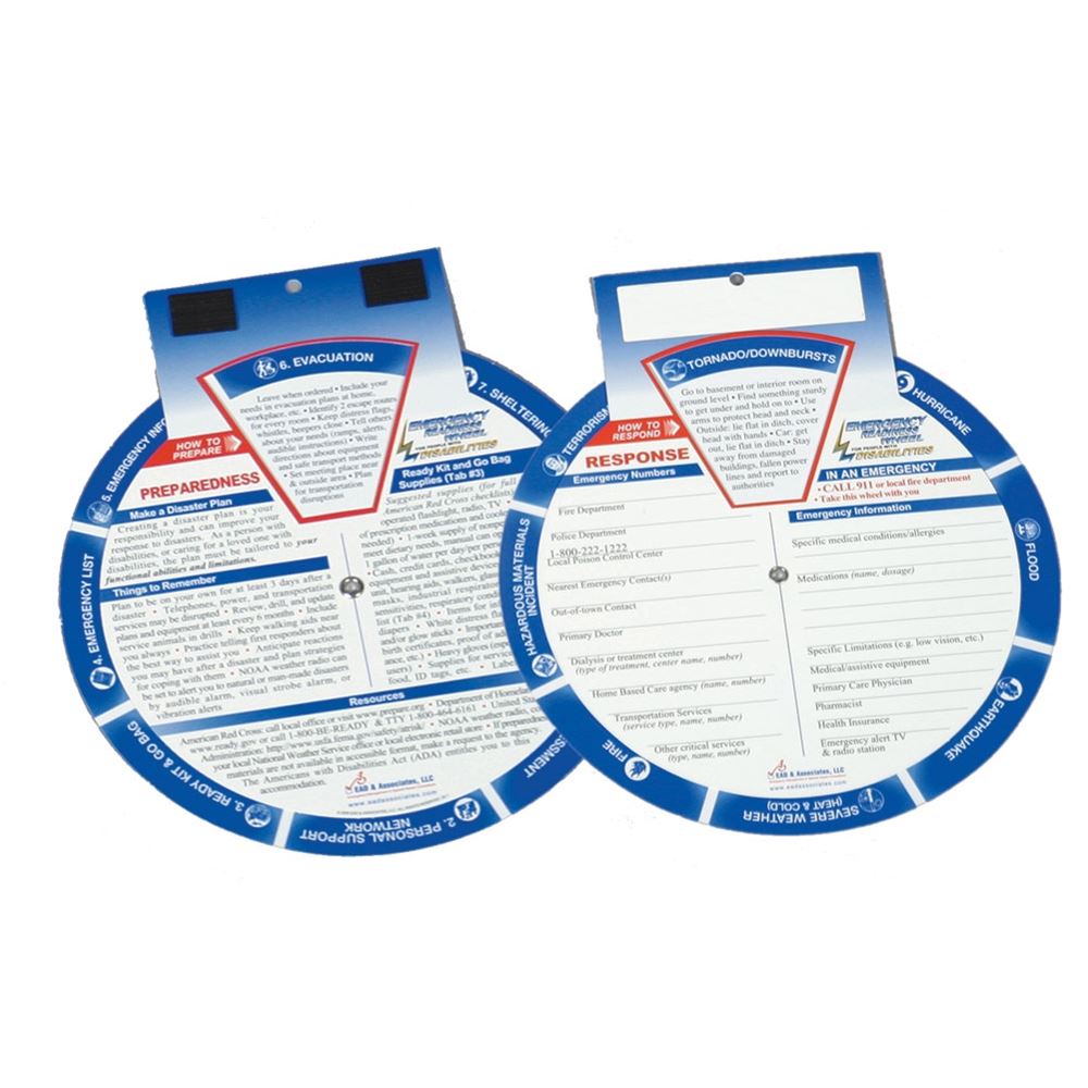 Alimed Emergency Readiness Wheels Emergency Readiness Wheel for People ...