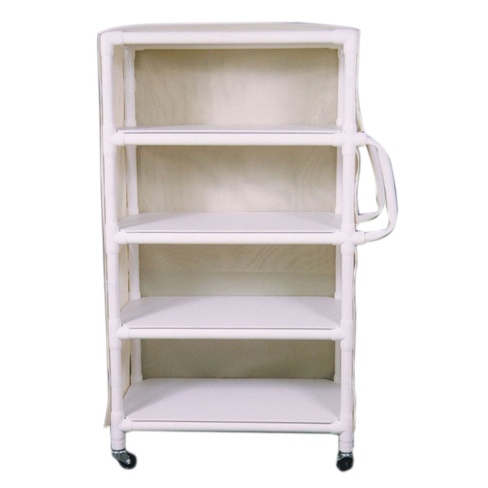 Standard MRI Cart, 4 Shelves MRI Cart, 4 Shelves, w/Handles, Mesh Fabr ...