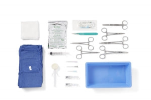 Medline Chest Tube Tray with COMFORT LOOP Instruments - Standard Chest ...