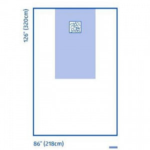 Medline Pediatric Femoral Angiography Surgical Drapes - Pediatric Femo ...