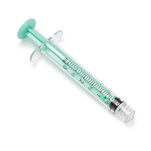 Medline Sterile Colored Medication Syringes, 3 mL - High-Pressure Poly ...