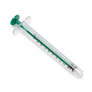 Medline Sterile Colored Medication Syringes, 1 mL - High-Pressure Poly ...