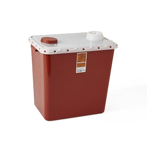 Medline Large Biohazard Containers - Sharps Containers, Red, Star Lid ...