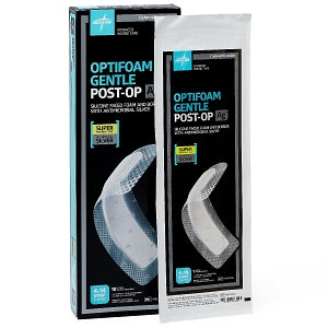 Medline Optifoam Gentle AG+ Post-Op Foam Dressings - Optifoam Gentle A ...