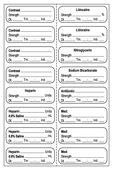 Medical Use Labels - Sterile OR 16 Label Sheet w/Pen | Devine Express