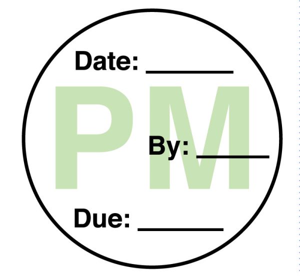 Medical Use Labels - Equipment Inspection Label, 3/4" x 3/4" | Devine ...