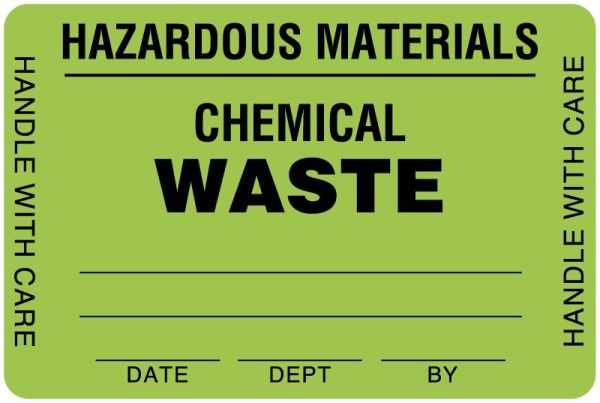 Medical Use Labels - Waste Control Label, 3" x 2" | Devine Express