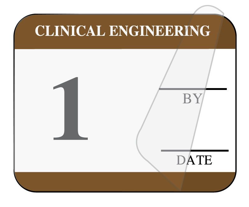 Medical Use Labels - Clinical Engineering Self-Laminating Inspection L ...