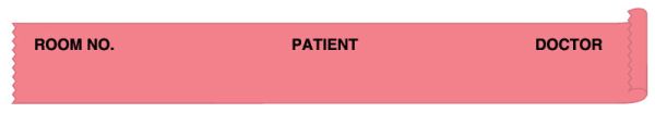 Medical Use Labels - Pink Patient Chart Tape, 1/2" x 500" | Devine Express