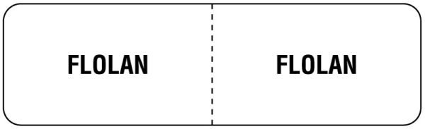 Medical Use Labels - FLOLAN, I.V. Line Identification Label, 3" x 7/8 ...