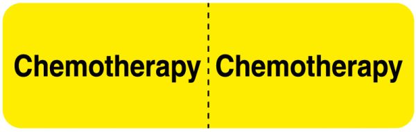 Medical Use Labels - CHEMOTHERAPY, I.V. Line Identification Label, 3 ...
