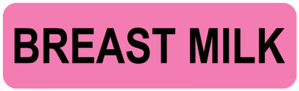 Medical Use Labels - Breast Milk, 3" x 7/8" | Devine Express