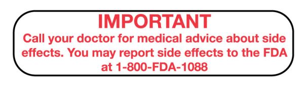 Medical Use Labels - MEDICATION SIDE EFFECTS, Medication Instruction L ...