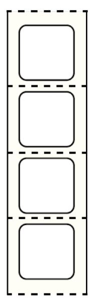 Medical Use Labels - Direct Thermal Slide Label 1-across 7/8" x 7/8 ...