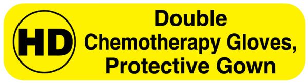 Medical Use Labels - HD Double Gloves, 2" x 1/2" | Devine Express