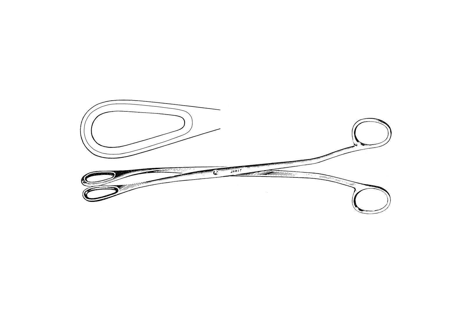 Medline Barret Placenta Forceps - FORCEP, BARRETT PLACENTA, SLT CVD, 1 ...